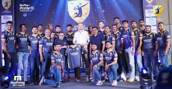 PVL: Kochi Blue Spikers unveil jersey | Sports News | Onmanorama