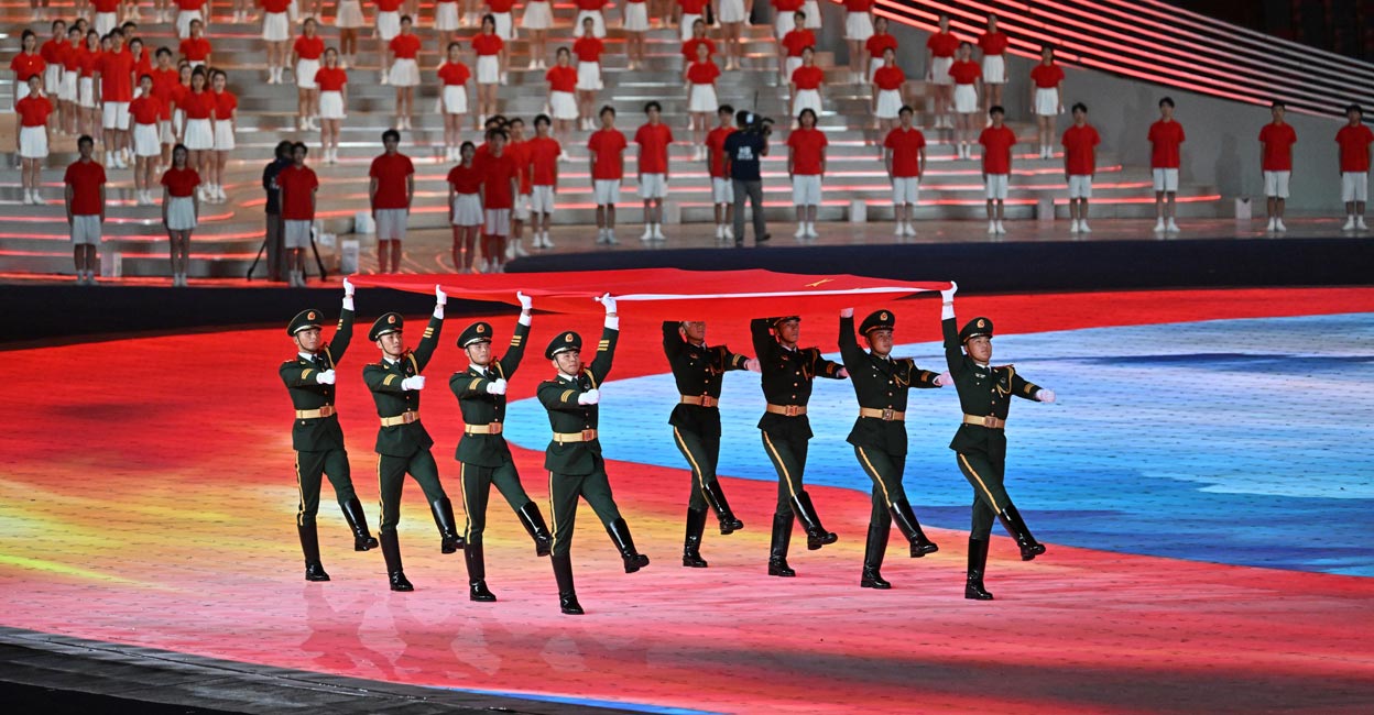 Chinese President Xi Jinping declares Asian Games open in dazzling ...