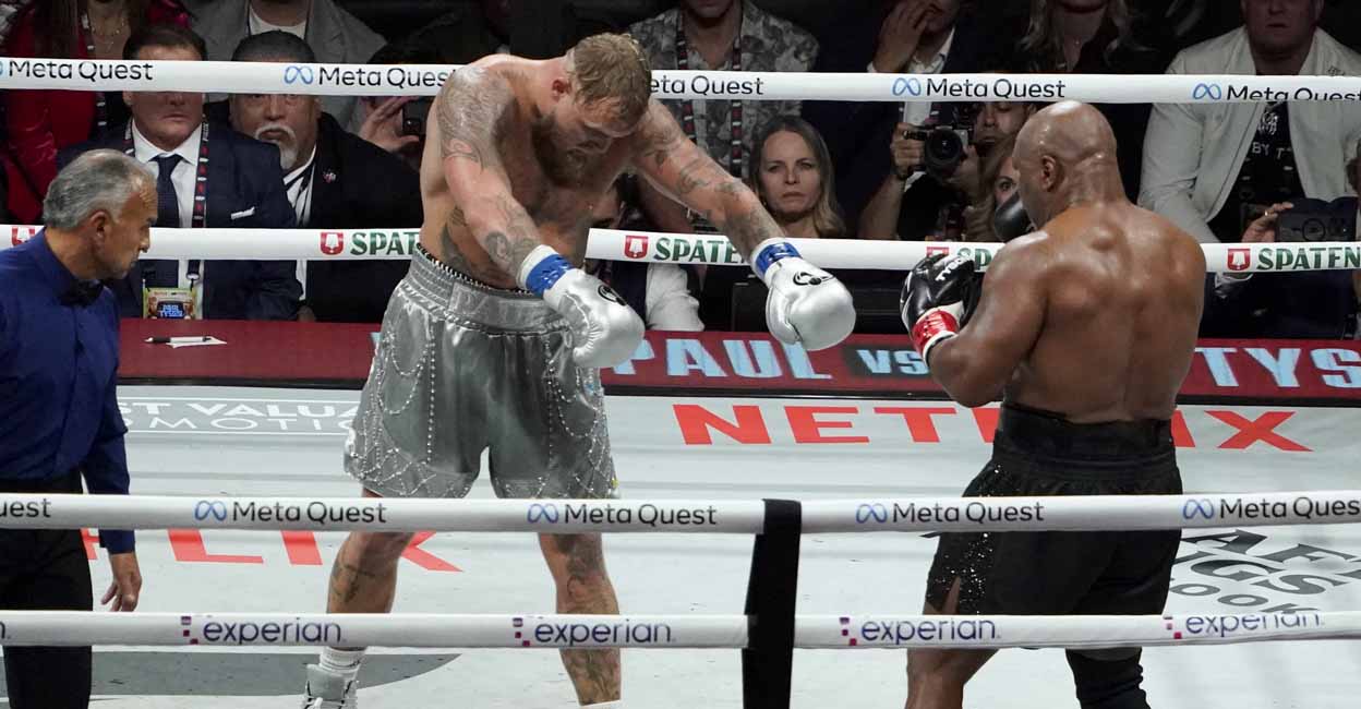 Mike Tyson loses to Youtuber Jake Paul in heavyweight return