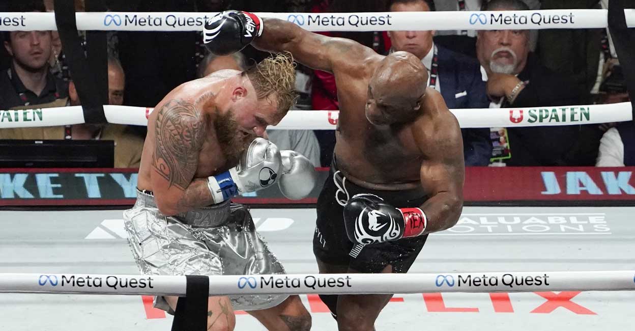 Mike Tyson loses to Youtuber Jake Paul in heavyweight return