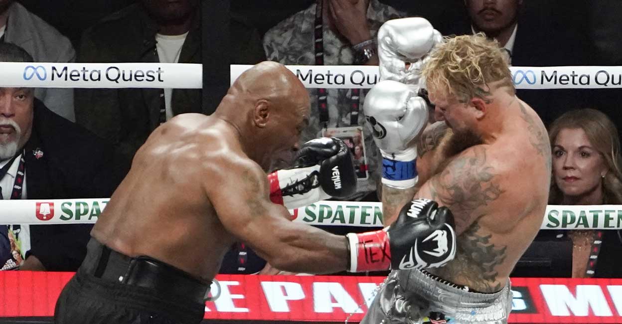 Mike Tyson loses to Youtuber Jake Paul in heavyweight return