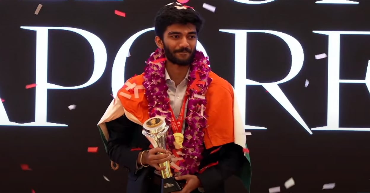 Gukesh crowned World Chess Champion. 'I admire you. Thank you for ...