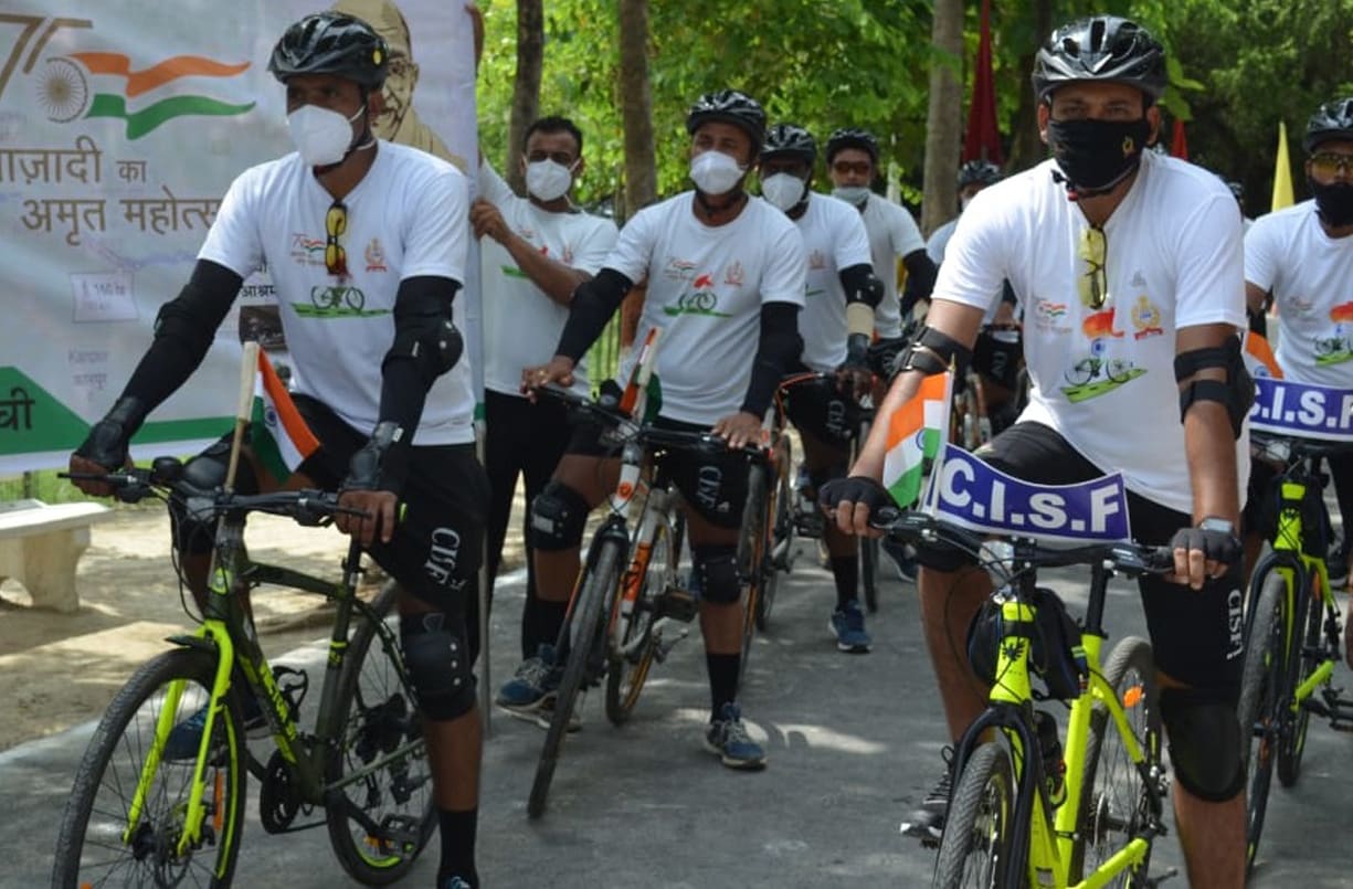 125 cyclists, 6,553 km; CISF’s ‘Great Indian Coastal Cyclothon’ from ...