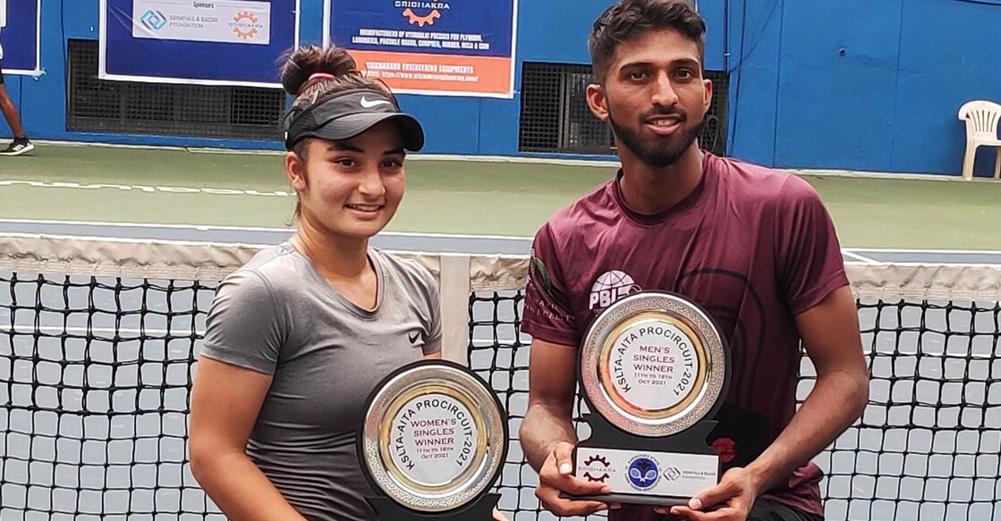 KSLTA-AITA Pro Circuit 2021: Rishi Reddy, Vanshita Pathania emerge ...