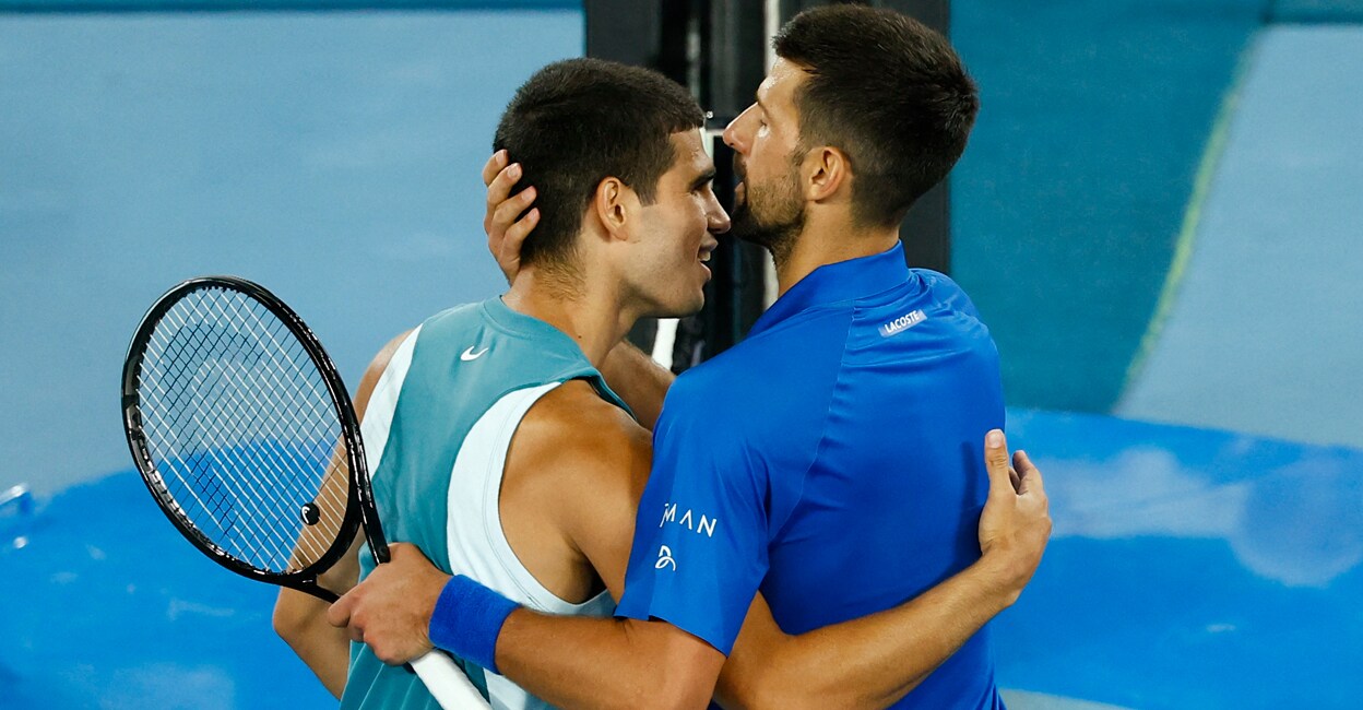 Australian Open: Djokovic beats Alcaraz to enter semis; 25th Grand Slam ...