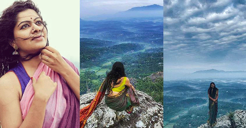 Trekking in saree? Actress Gilu Joseph explains why | Celebrity Travel ...