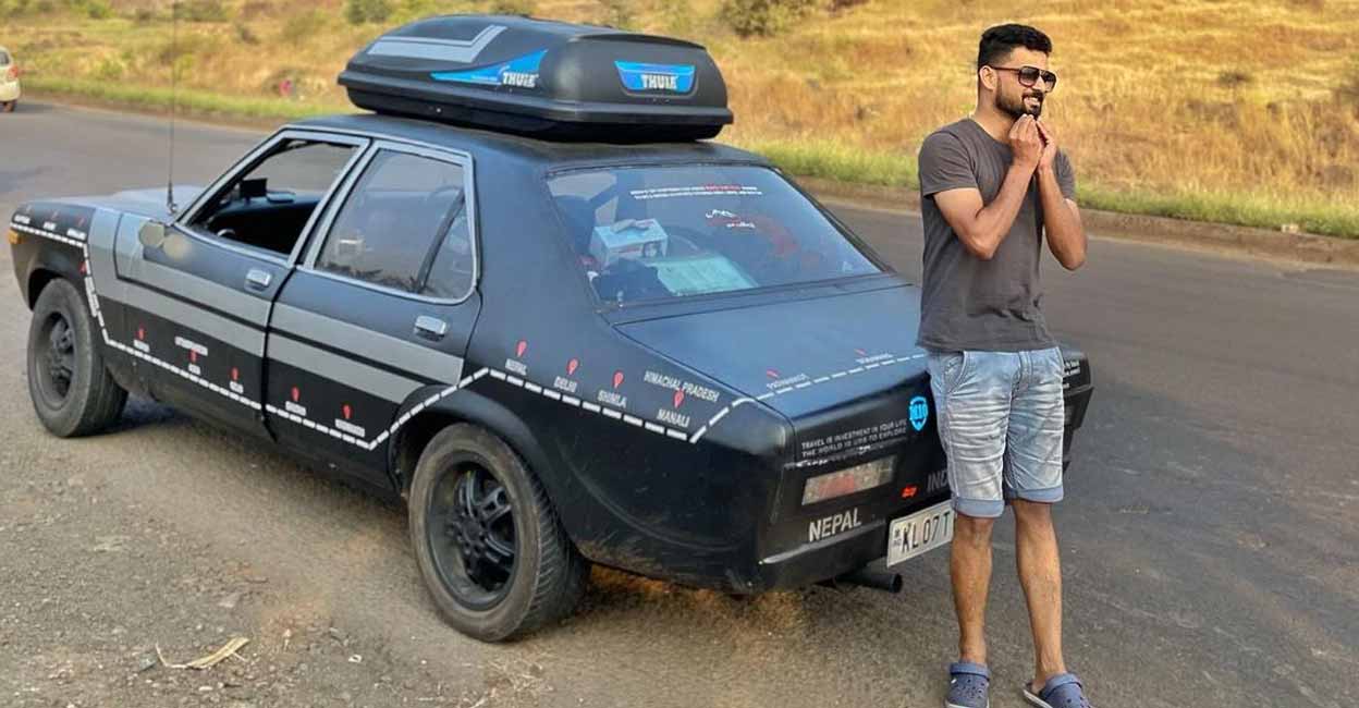 Vintage Contessa car takes four youths across India and Nepal in style