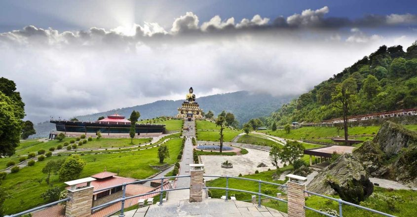 Statue of Buddha stands tall at this holy park in Sikkim | Travel ...