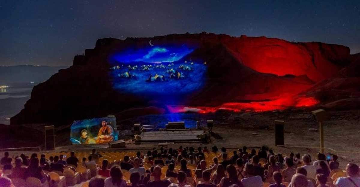 Israel's Mount Masada turns 'screen' for night show | Travel News ...