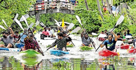 Kayaking in Kottathodu Lake attracts adventure enthusiasts to Kumarakom ...