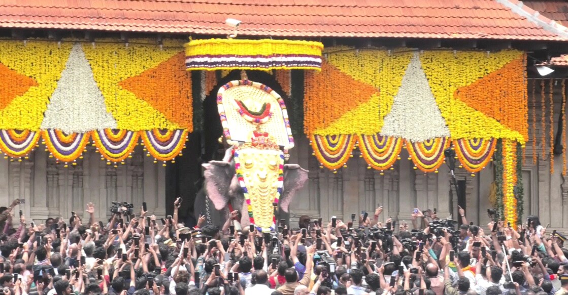 Thrissur Pooram heralded with the traditional Pooram Vilambaram ...
