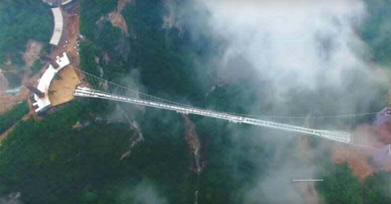 This is the world's highest and longest glass bottom bridge