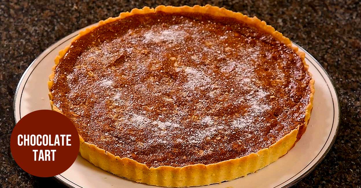 Chocolate tart: A crunchy and chocolatey dessert for Christmas | Mrs K ...