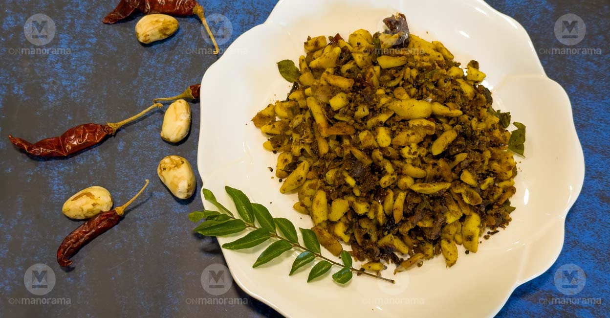 Chakkakkuru ularthu | Mrs KM Mathew's Recipes