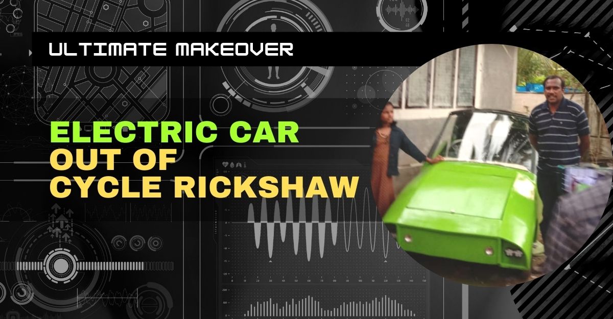 This Kochiite turns cycle rickshaw into an electric car | Video