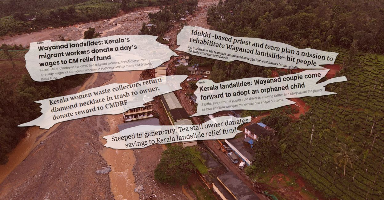 Wayanad landslides: Acts of humanity and compassion amid Kerala ...