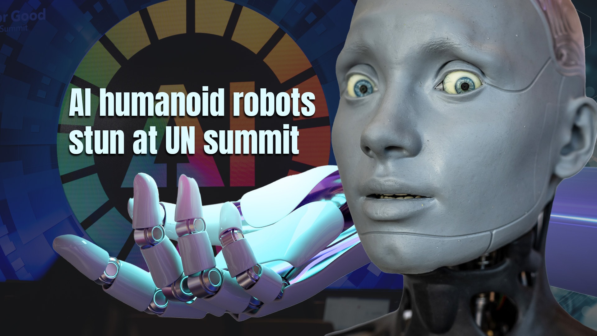 Ai Humanoid Robots Stun At Un Summit