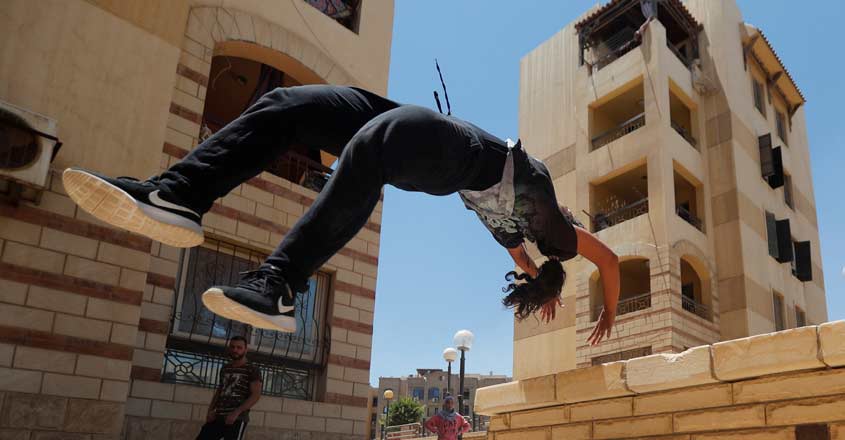 These women jump, climb and vault over obstacles to challenge social ...